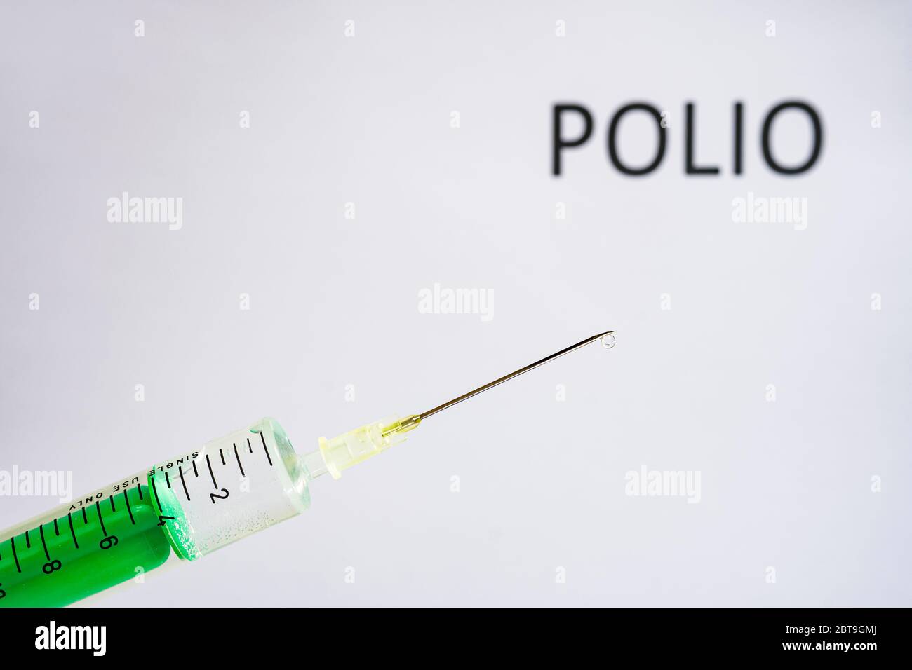 Polio Vaccine Shot Needle