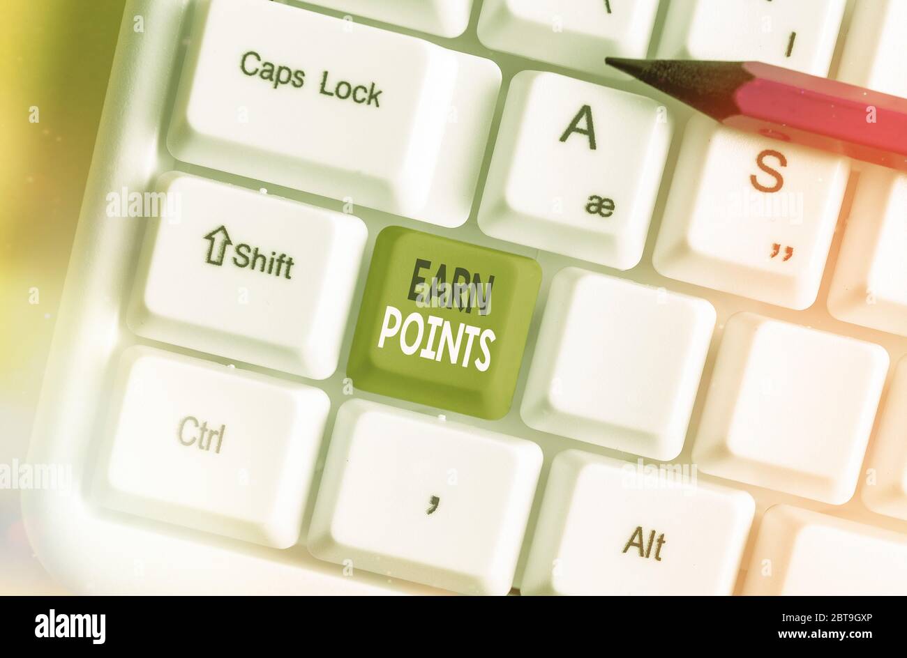 Handwriting text writing Earn Points. Conceptual photo getting praise ...