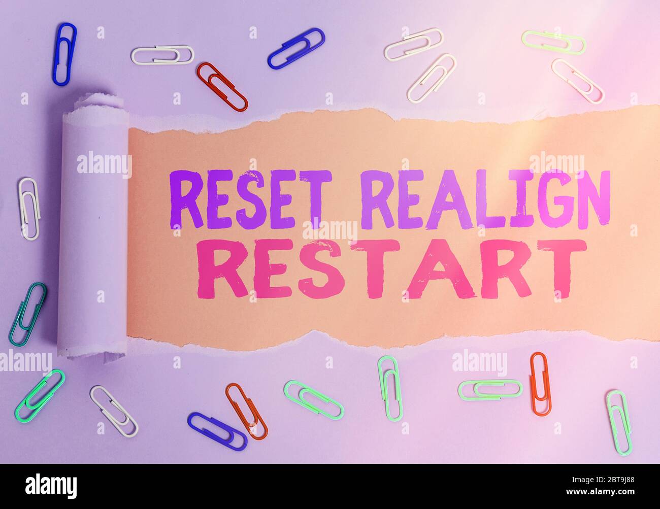 Conceptual hand writing showing Reset Realign Restart. Concept meaning ...