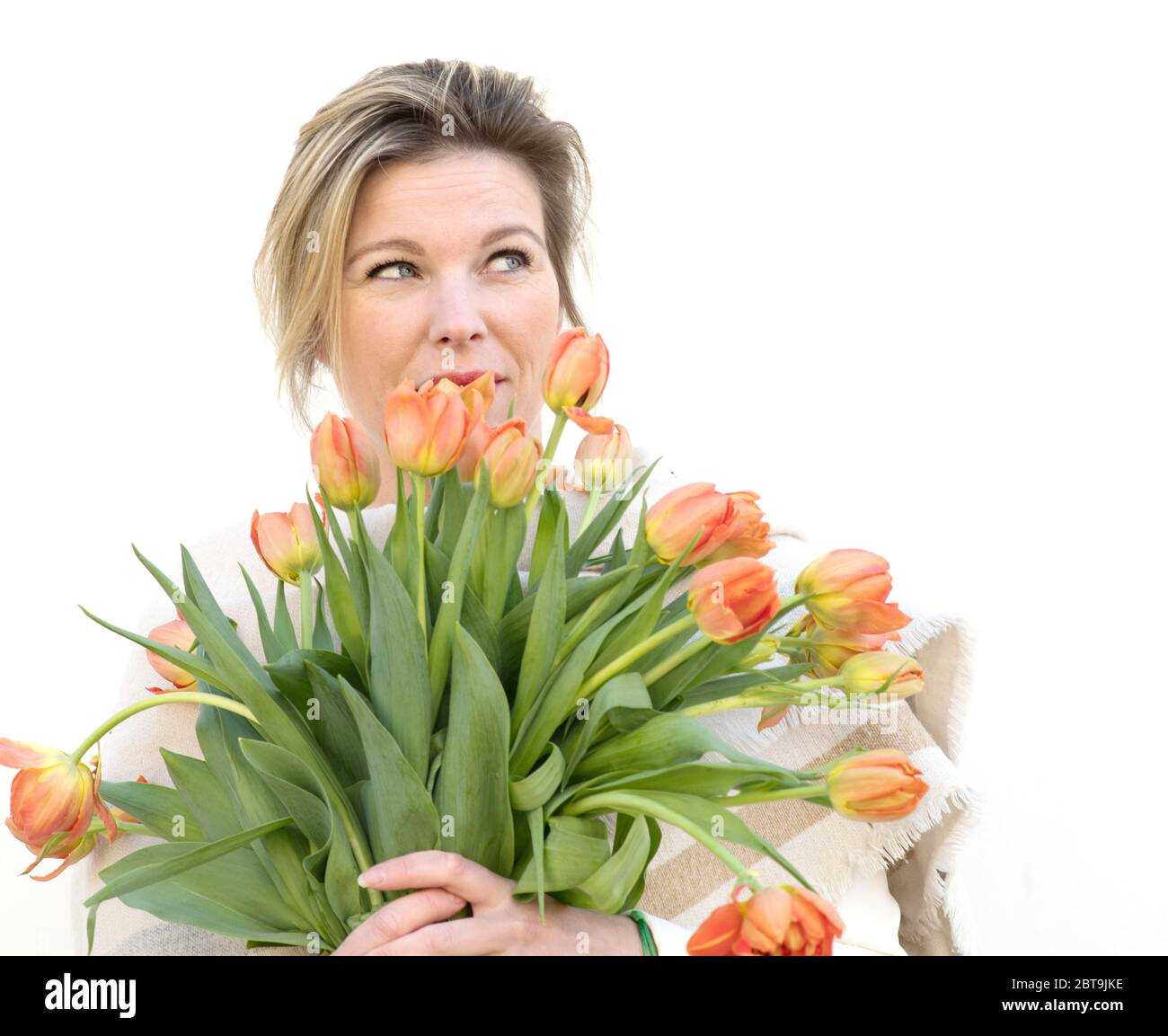 Dutch girl tulips hi-res stock photography and images - Alamy