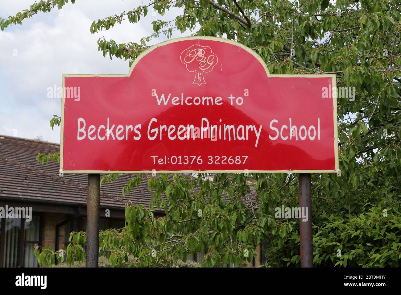 A general view of Beckers Green Primary School in Braintree during the COVID-19 pandemic and ...