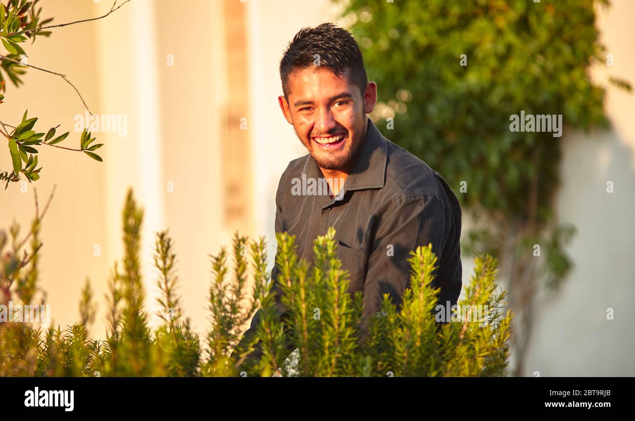 Mexican smiling boy Stock Photo - Alamy