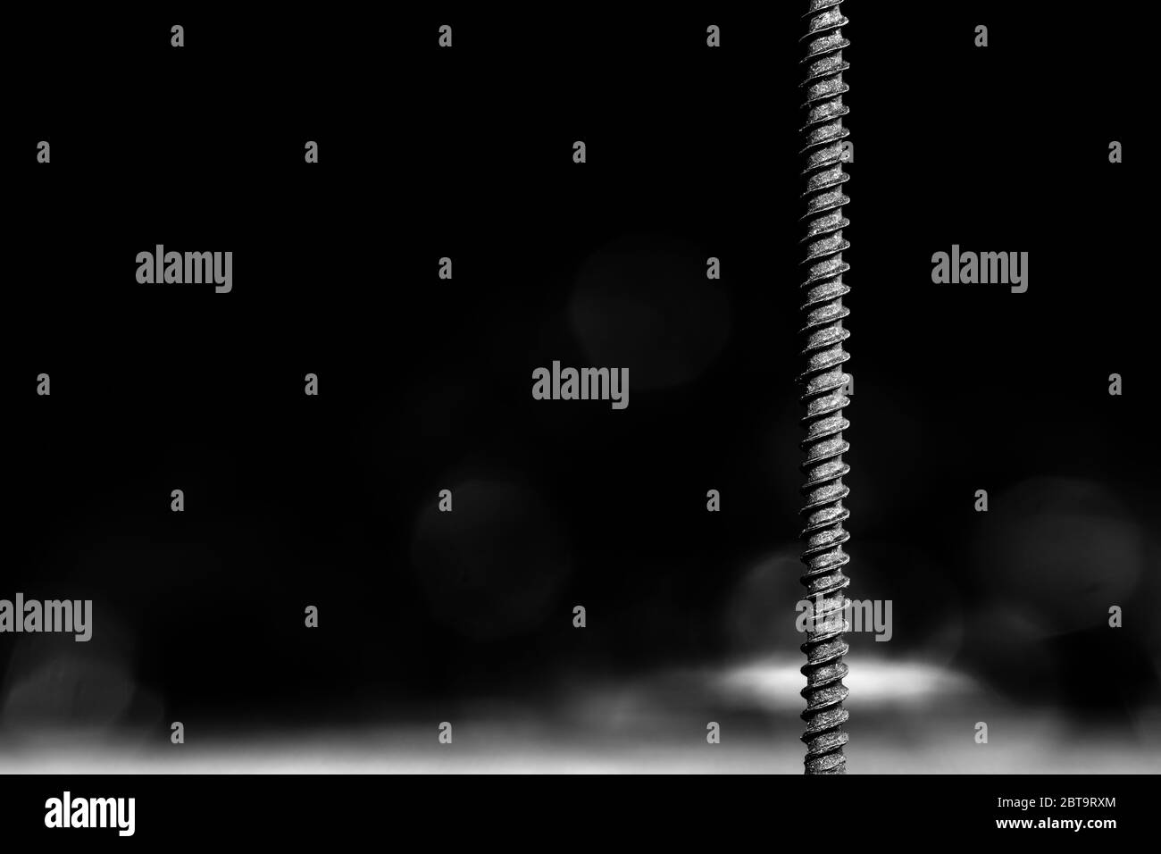 Screw diving - spiral slides of a wood screw Stock Photo - Alamy