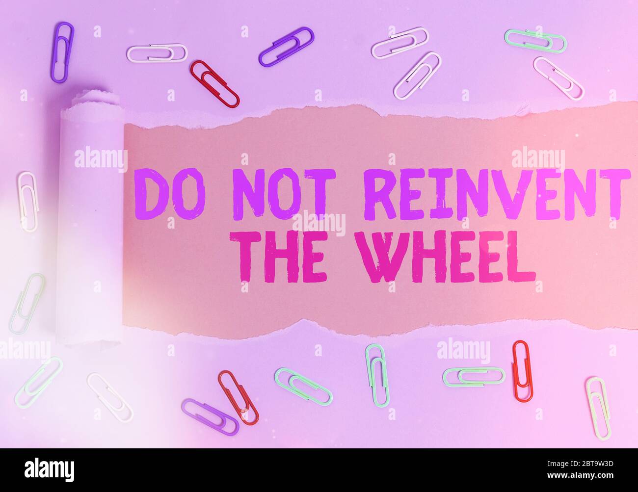 Conceptual hand writing showing Do Not Reinvent The Wheel. Concept ...
