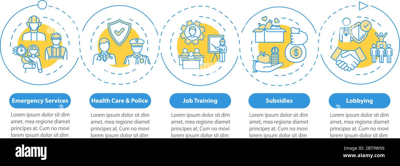 Social service vector infographic template Stock Vector Image & Art - Alamy