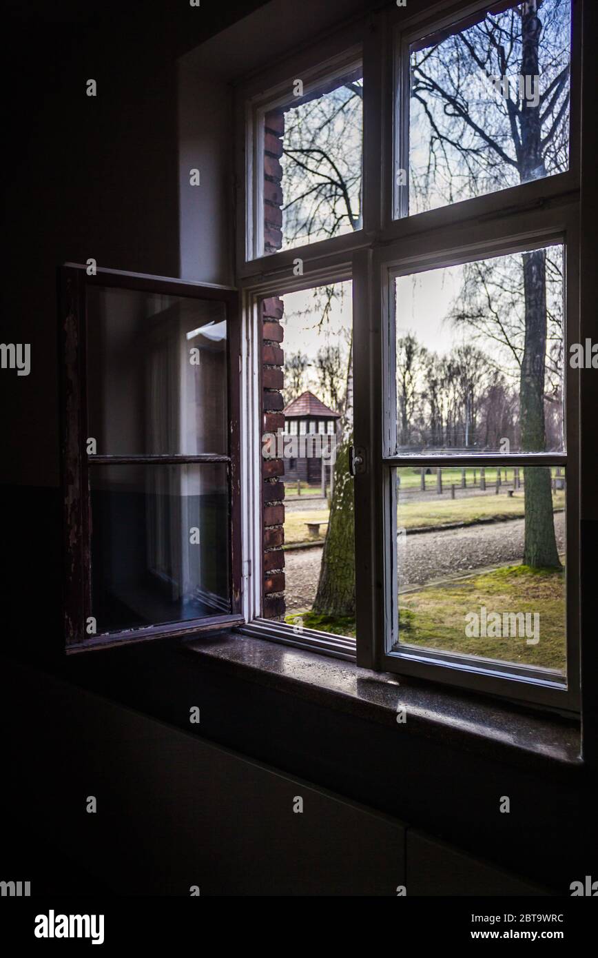 From an Auschwitz Window Stock Photo - Alamy