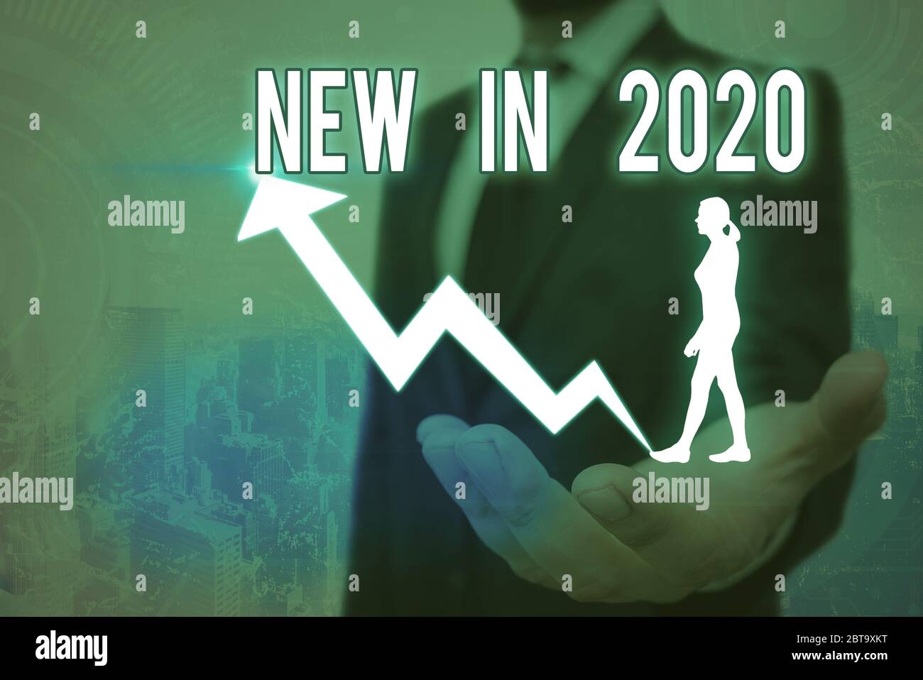 Handwriting text New In 2020. Conceptual photo what will be expecting ...