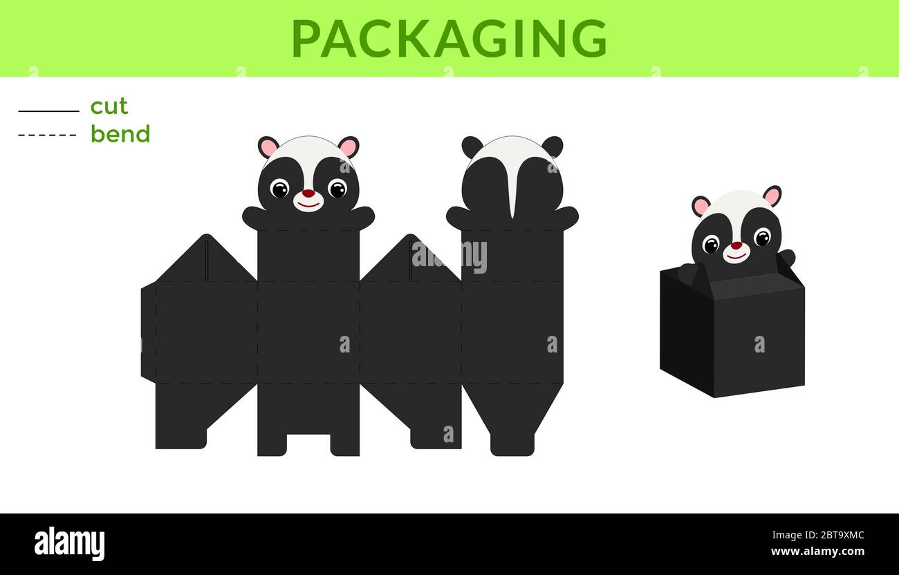 Adorable DIY party favor box for birthdays, baby showers with cute ...