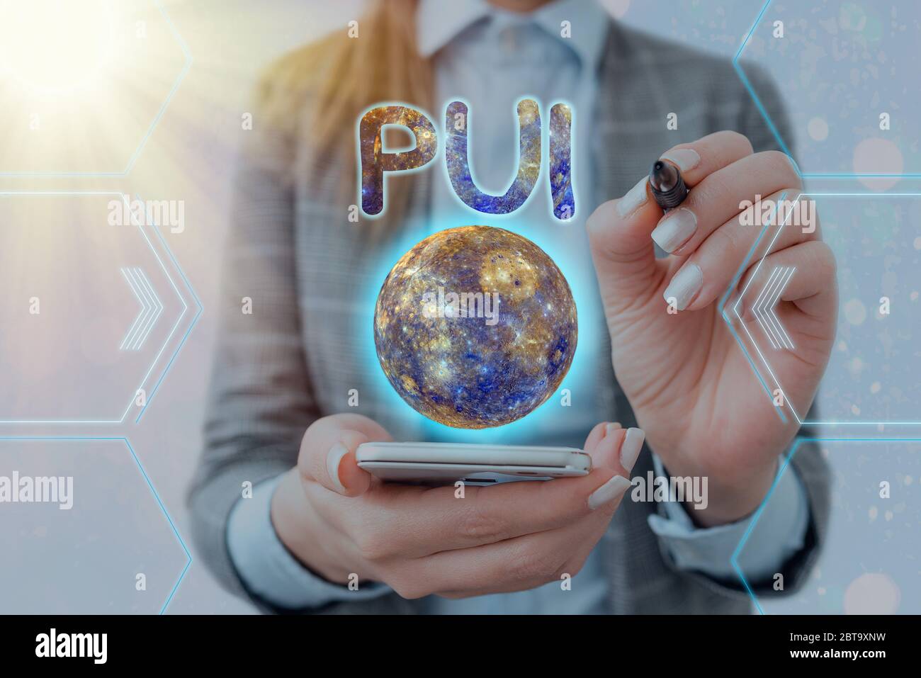 Handwriting text writing Pui. Conceptual photo an individual that has ...