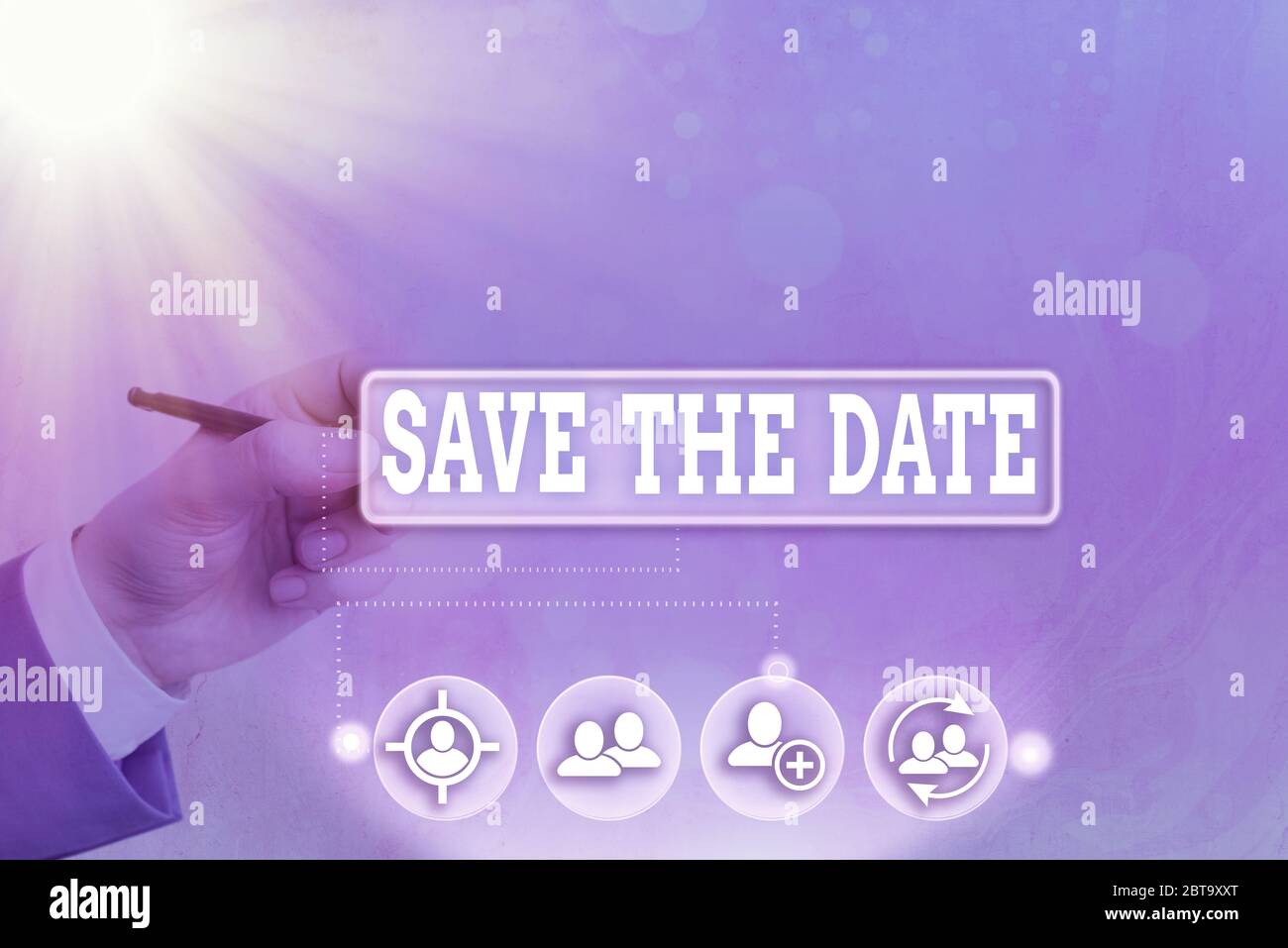 Conceptual hand writing showing Save The Date. Concept meaning reserve ...