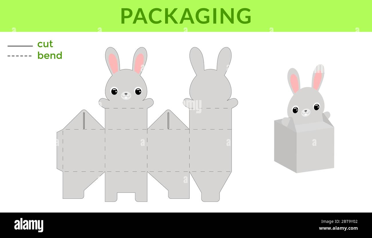 Rabbit printable craft hi-res stock photography and images - Alamy