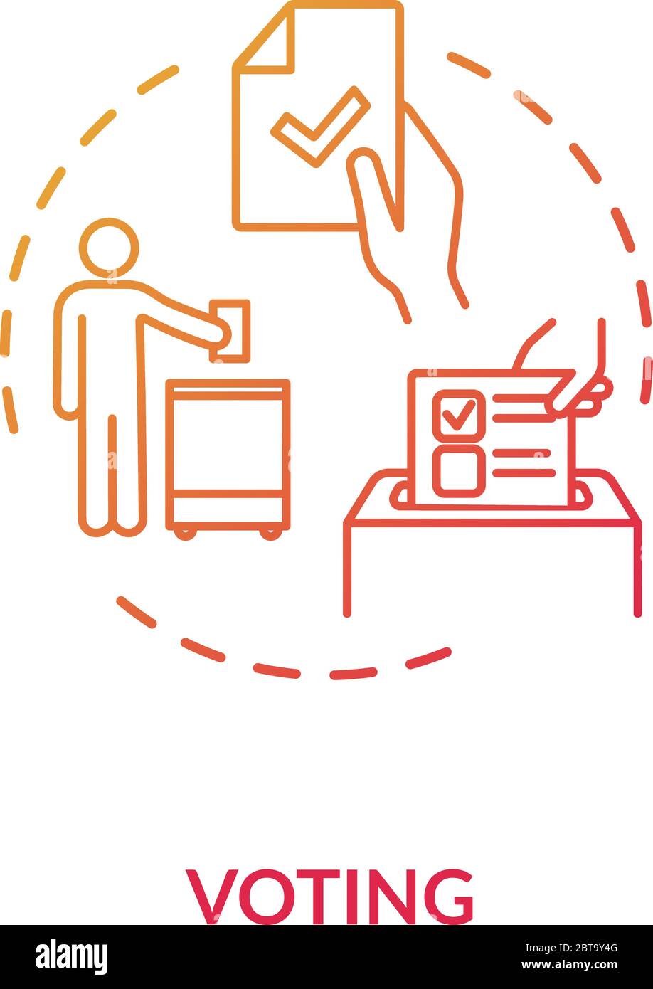 General election voting box Stock Vector Images - Alamy