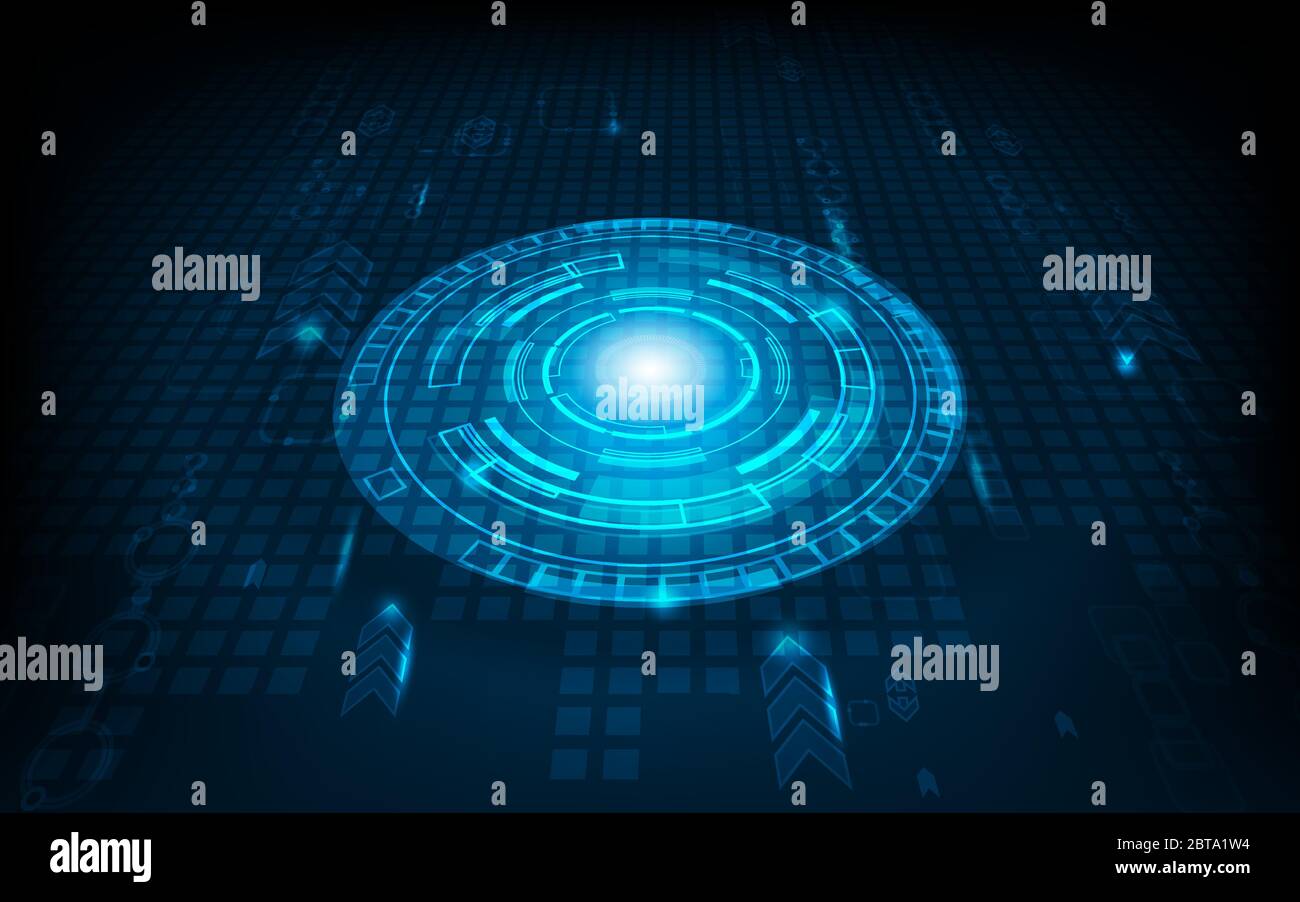 Abstract futuristic speed digital technology background Stock Vector ...