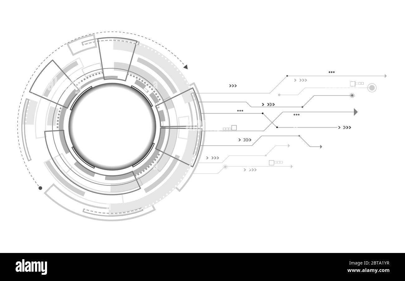 Digital concept circle hi-res stock photography and images - Alamy