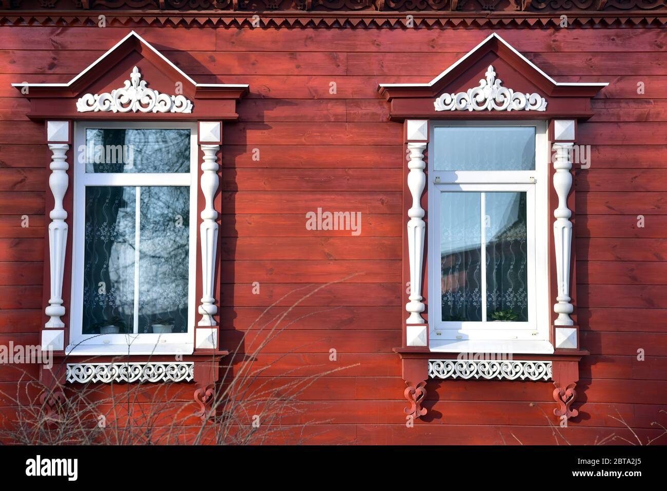Siberian style home. Izba in Suzdal. Izba is a traditional Russian ...