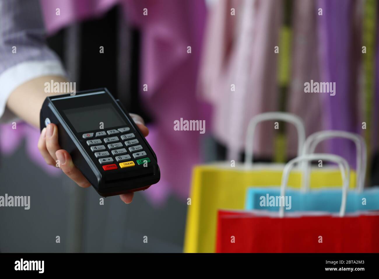 Hand Terminal High Resolution Stock Photography and Images - Alamy