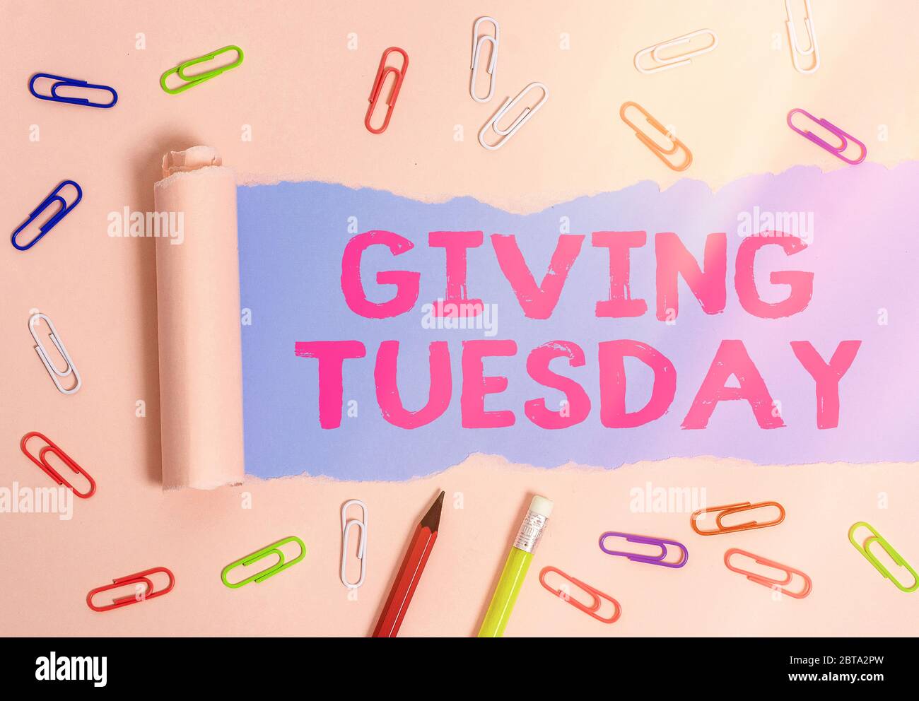 Conceptual hand writing showing Giving Tuesday. Concept meaning ...