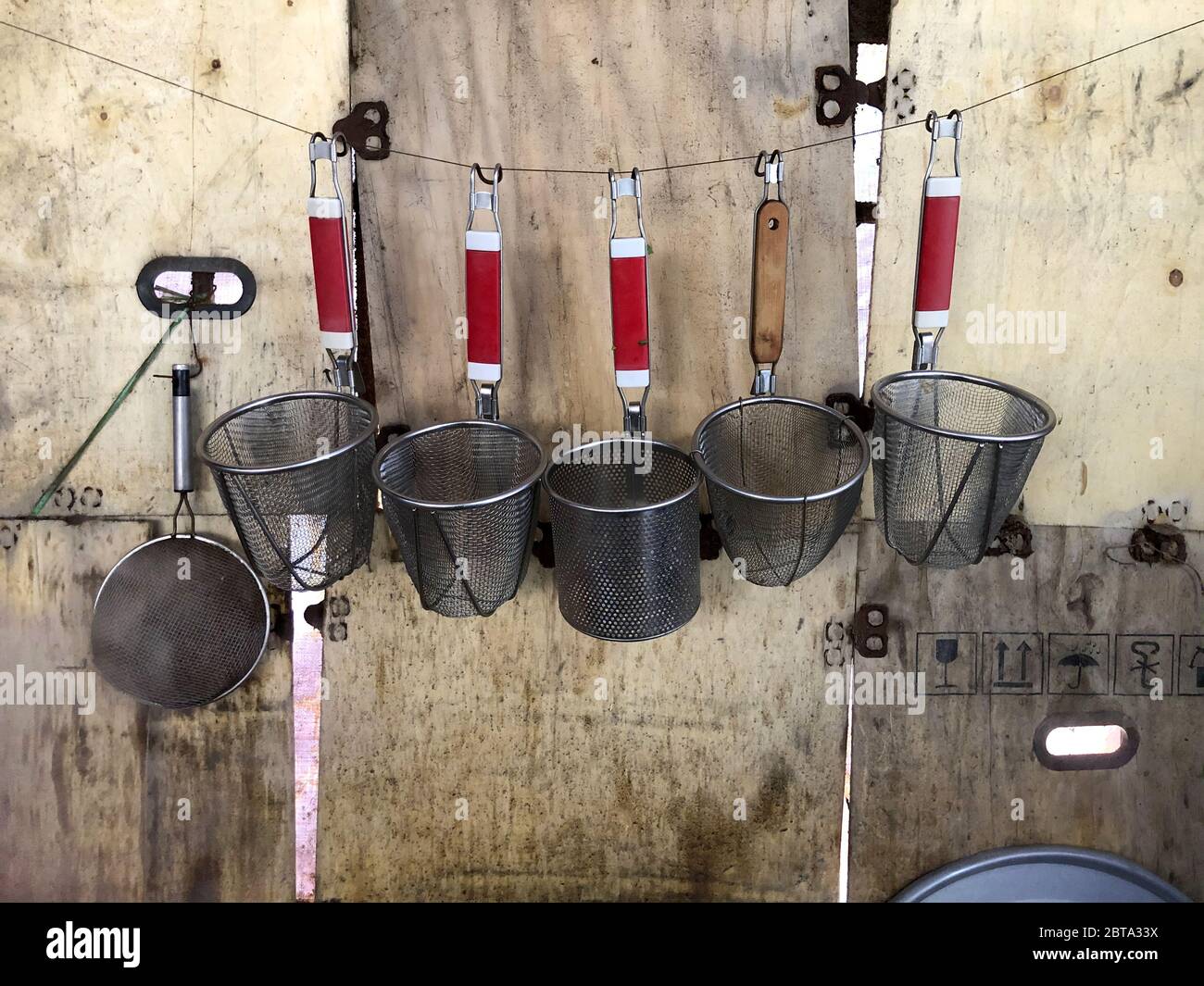 Bac Ha, Vietnam, January 5, 2020, Traditional vietnamese kitchen in a ...