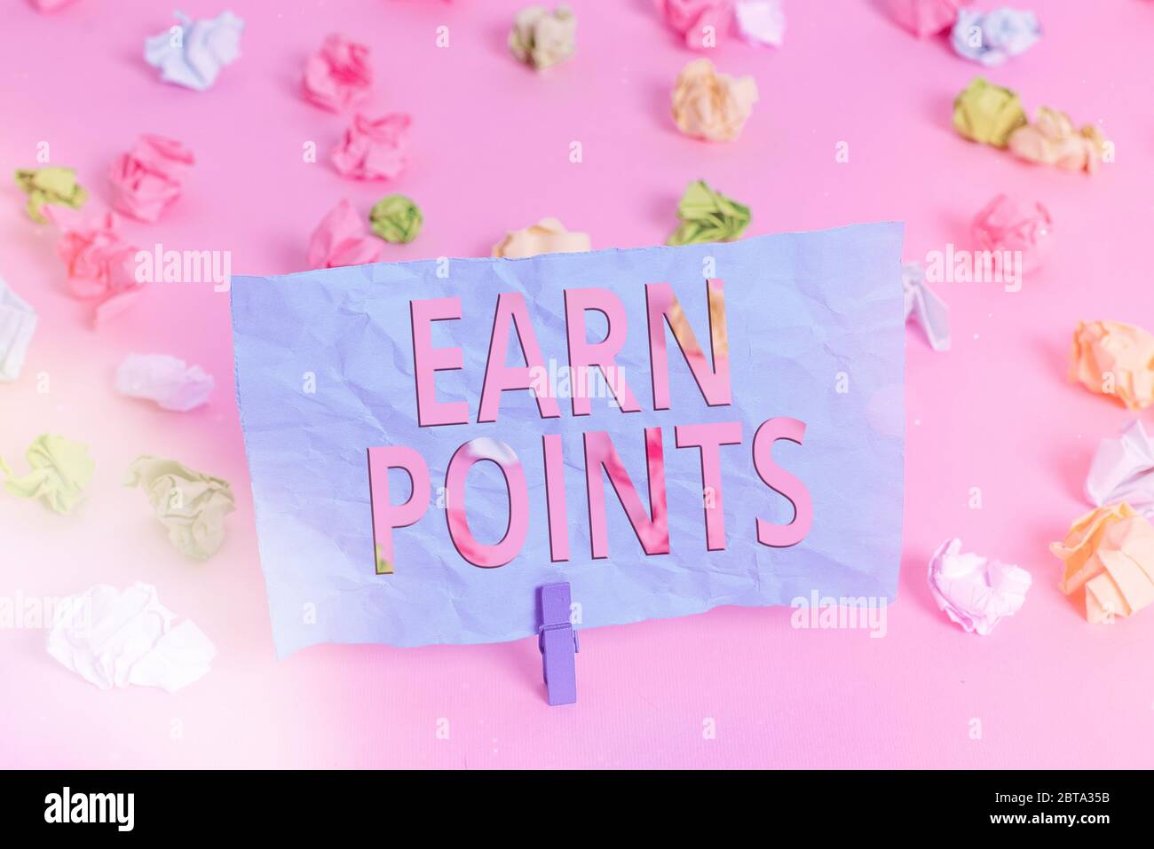 Word writing text Earn Points. Business photo showcasing getting praise ...