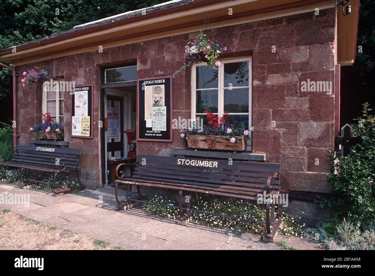 Stogumber Station on the West Somerset Heritage Railway, Somerset ...
