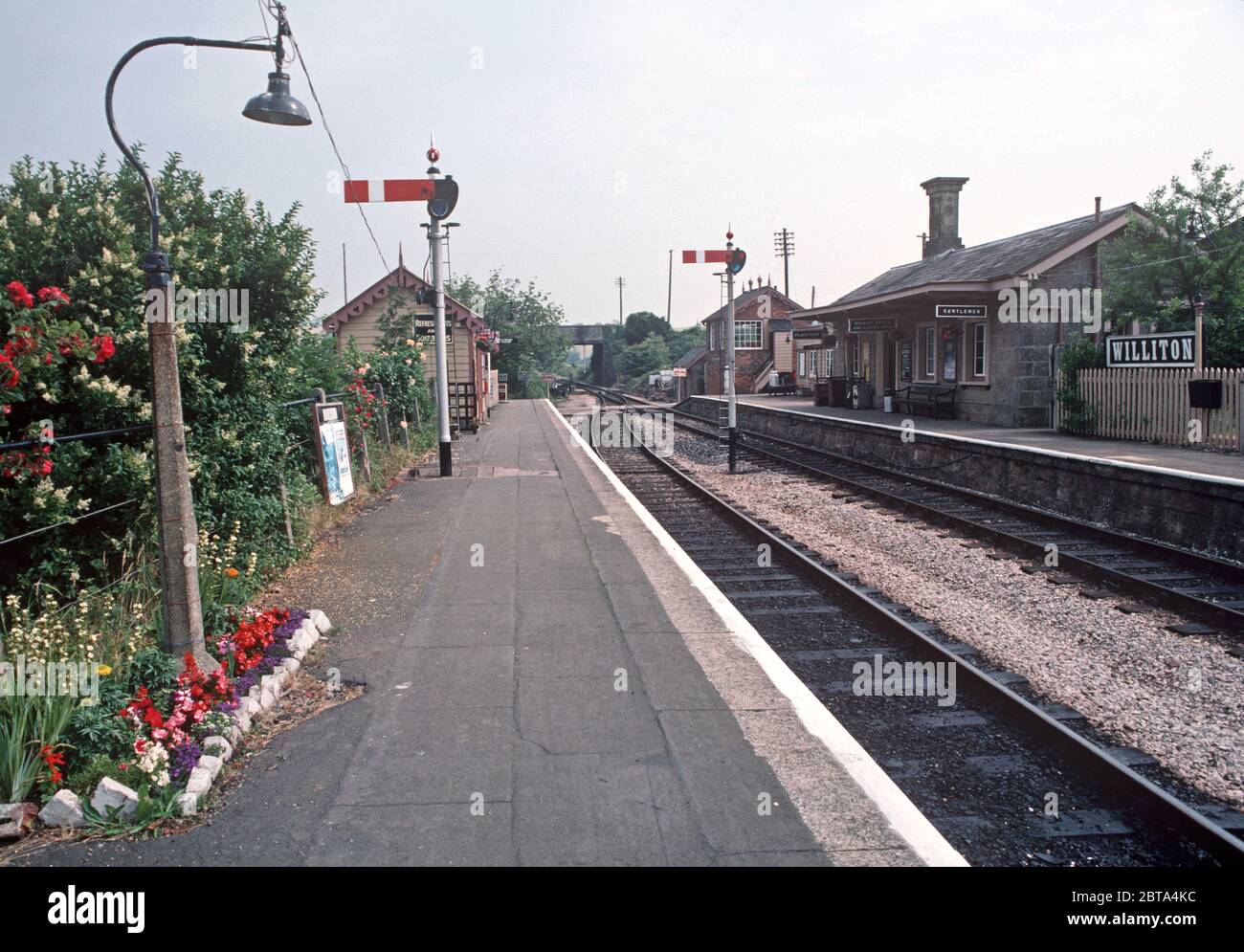 Williton Station on the West Somerset Heritage Railway, Somerset ...