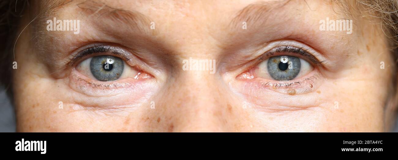 Close-up cheerful smiling face not young woman Stock Photo - Alamy