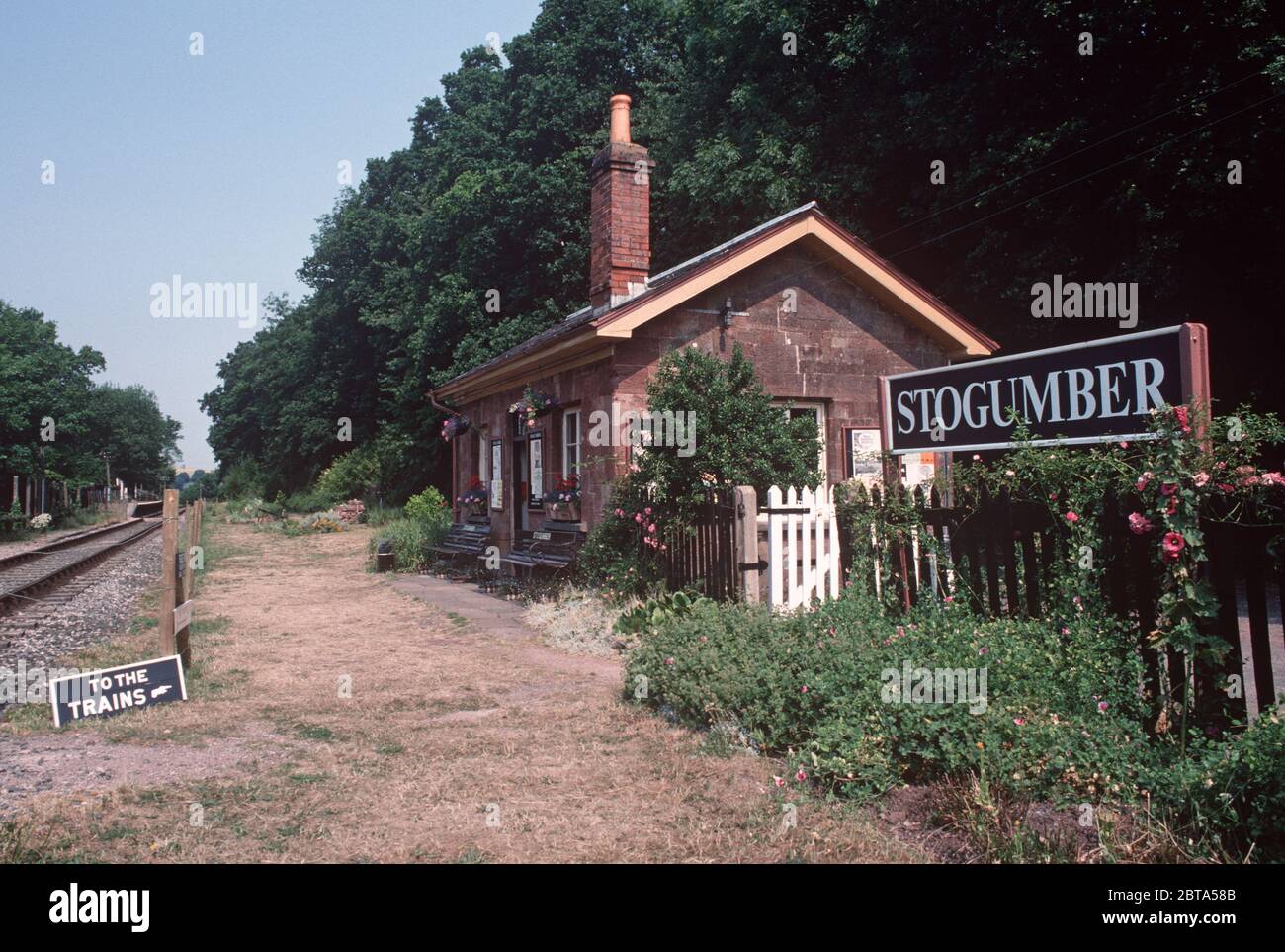 Stogumber Station on the West Somerset Heritage Railway, Somerset ...