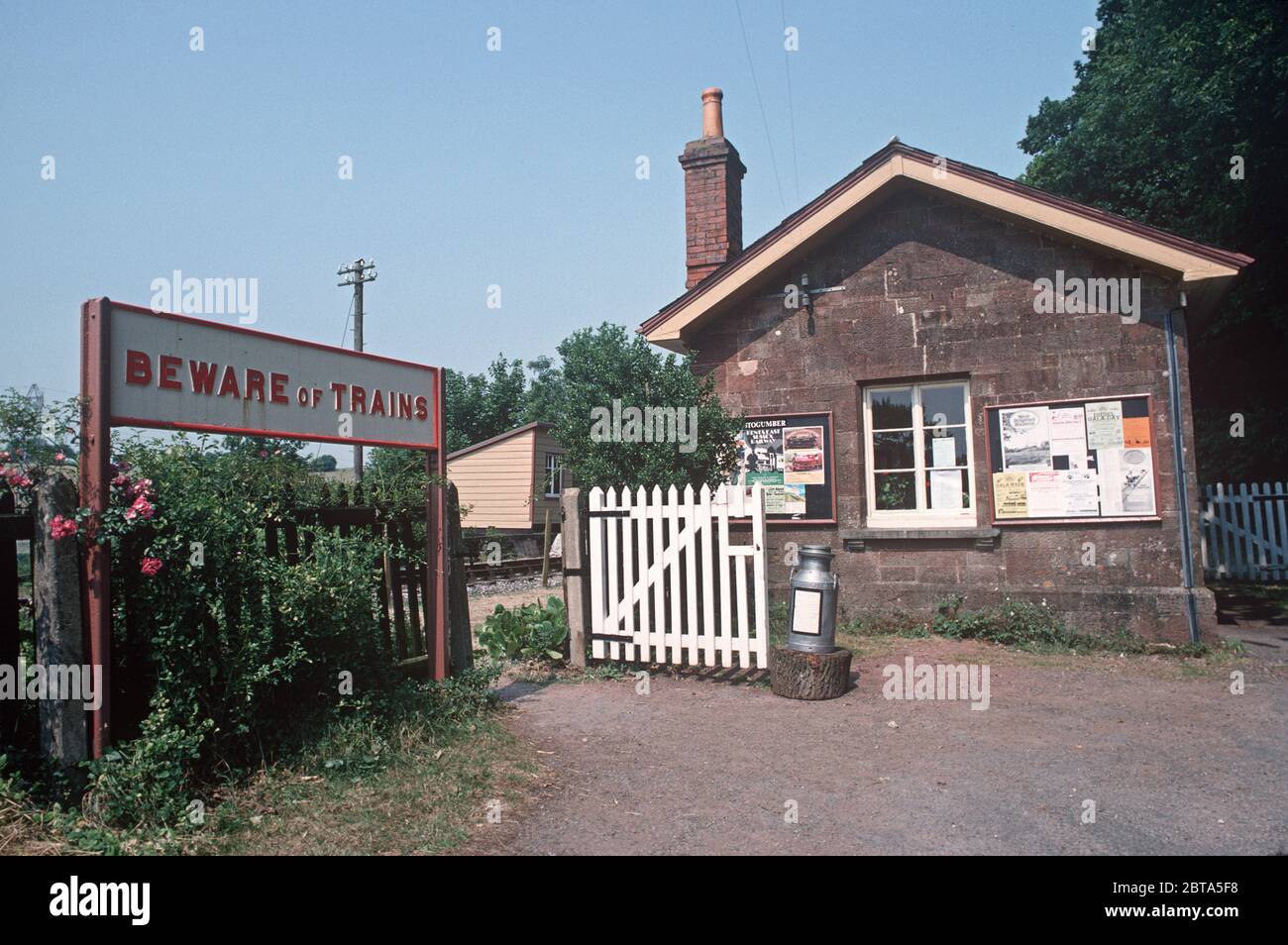 Stogumber Station on the West Somerset Heritage Railway, Somerset ...
