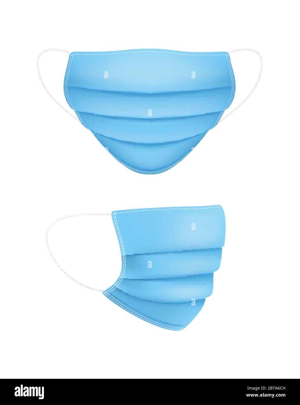 Medical mask realistic vector Stock Vector Images - Alamy