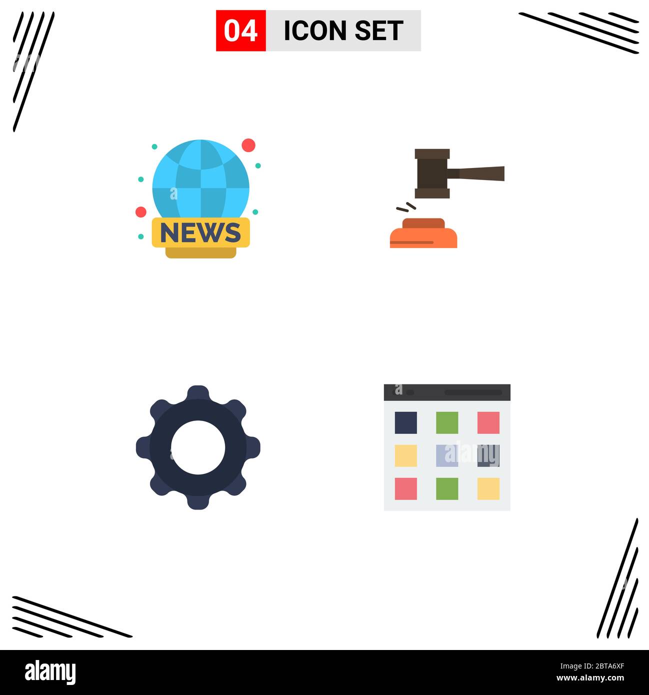 News legal judge Stock Vector Images - Alamy