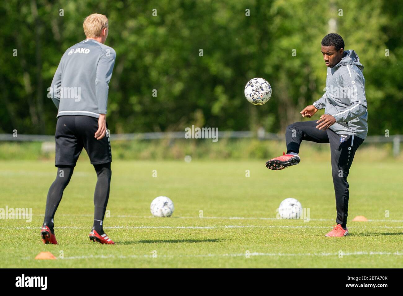 14 may 2020 Heerenveen, Netherlands Soccer training of SC Heerenveen ...