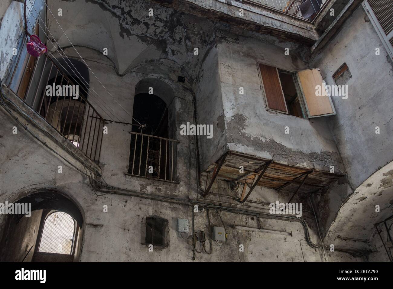The house where was born the famous Italian actor Totò at Rione Sanità ...