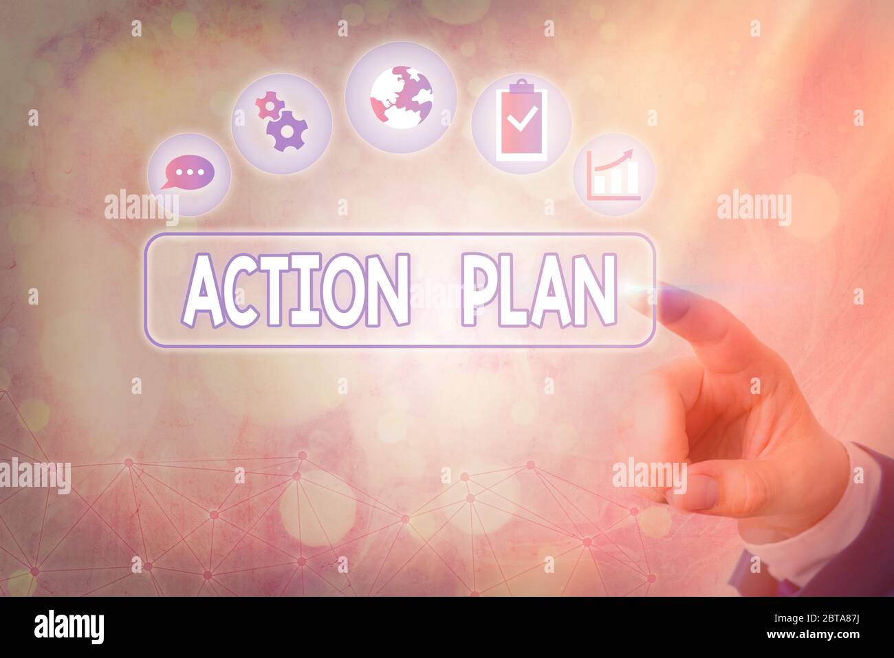 Conceptual hand writing showing Action Plan. Concept meaning detailed ...