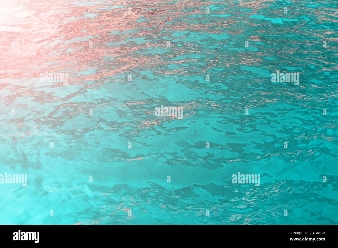 Azure sea color with sun rays. Can be used as background Stock Photo ...
