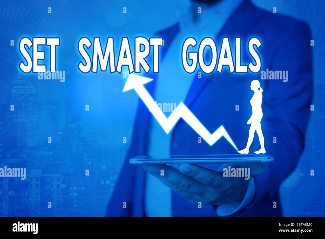 Handwriting text Set Smart Goals. Conceptual photo giving criteria to ...