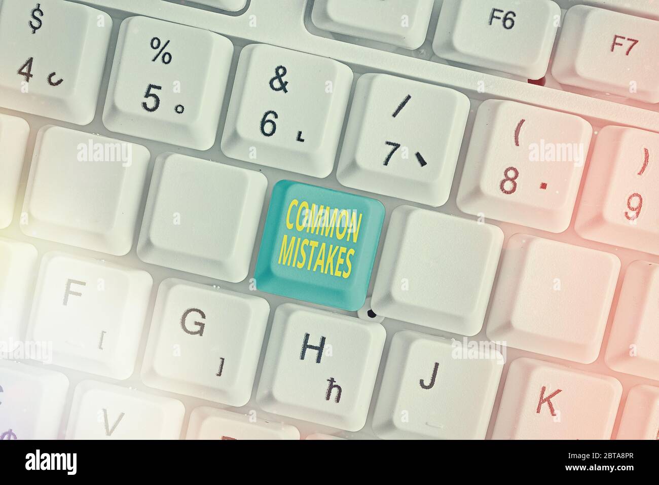 Handwriting text writing Common Mistakes. Conceptual photo actions that ...