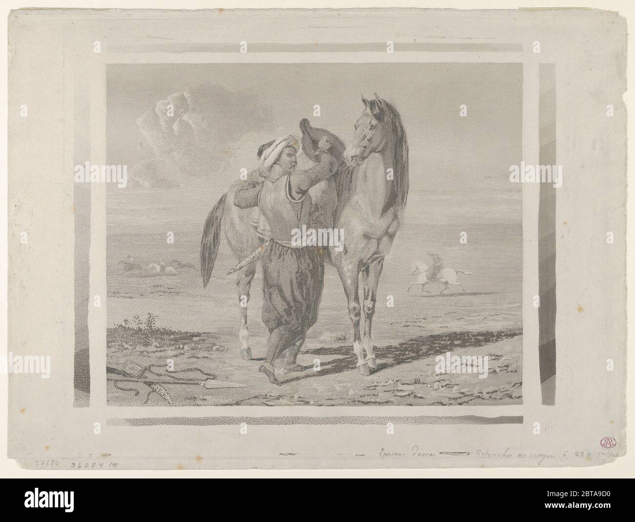 Ink painting horse hi-res stock photography and images - Alamy