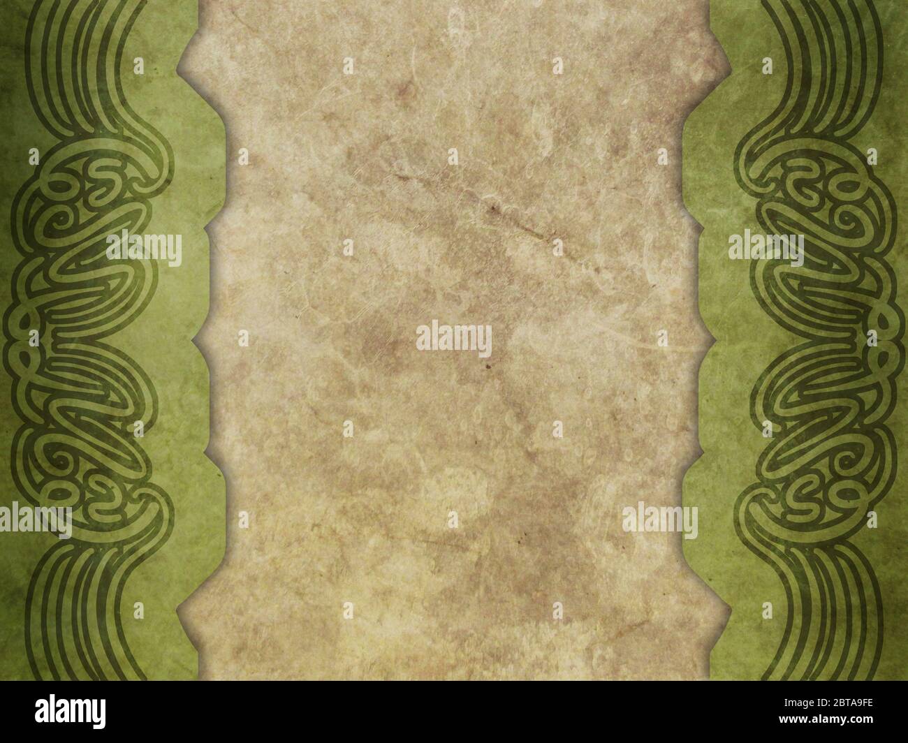 Old paper with calligraphy pattern Stock Photo - Alamy