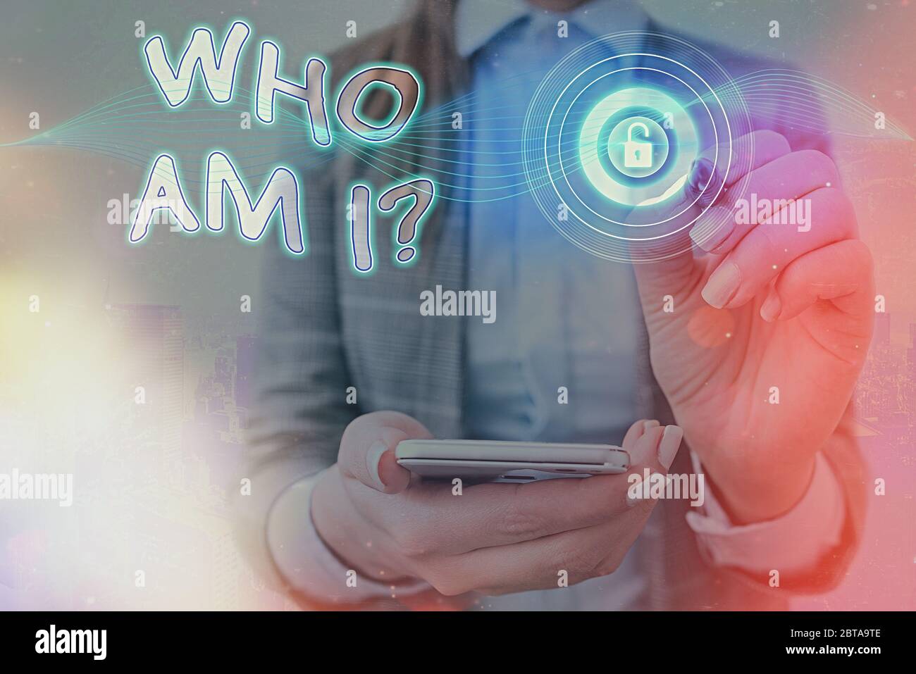 Handwriting text Who Am I Question. Conceptual photo asking about self ...