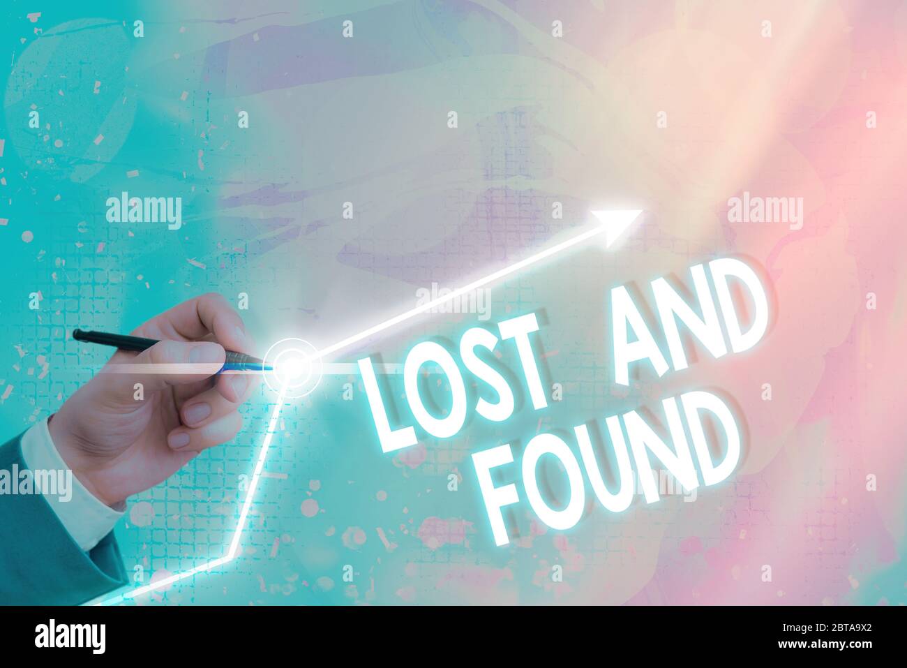 Text sign showing Lost And Found. Business photo text a place where ...