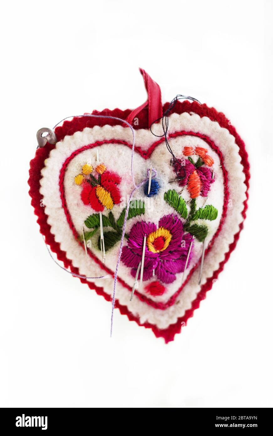 Embroidered fabric Cut Out Stock Images & Pictures - Alamy