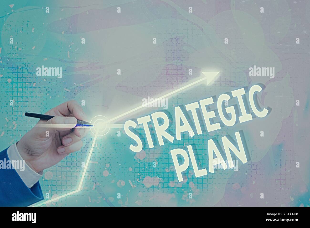 Text sign showing Strategic Plan. Business photo text a systematic ...