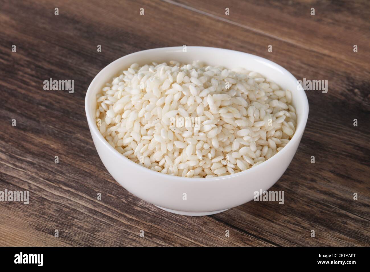 Raw Arborio rice for Italian risotto Stock Photo - Alamy