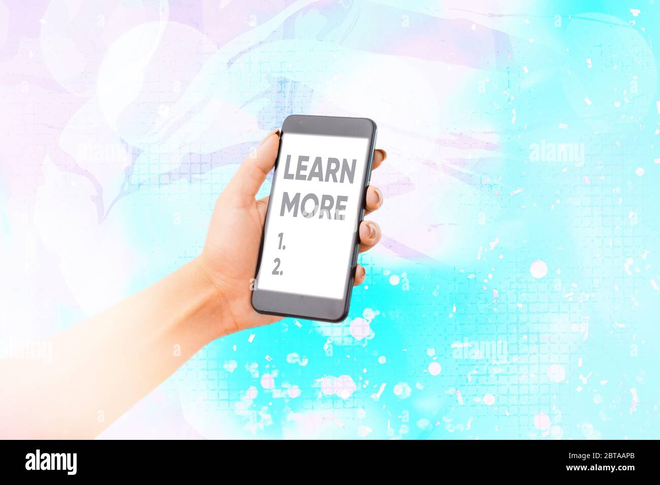 Text sign showing Learn More. Business photo showcasing knowledge or skill acquired by ...