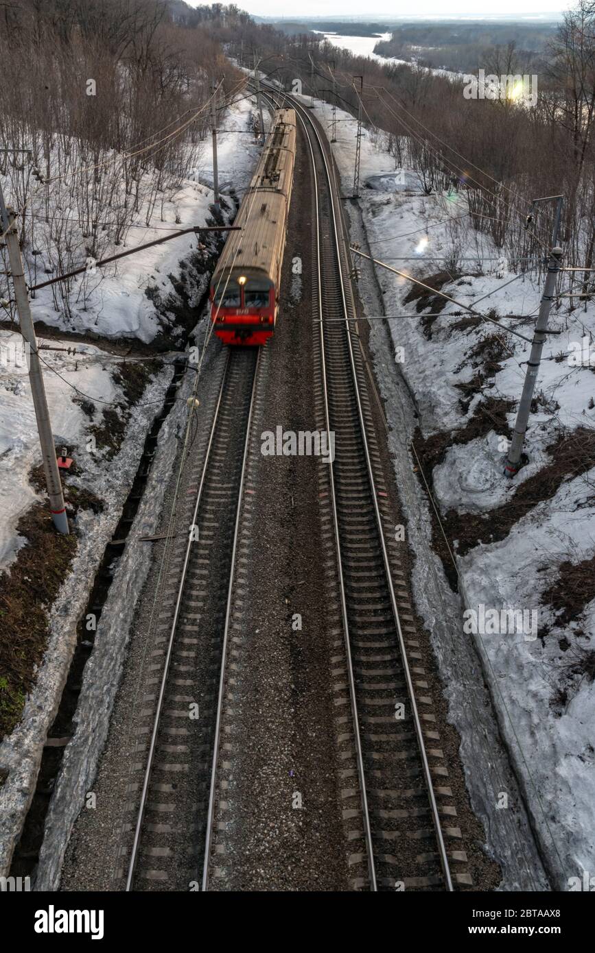 Transsiberian railway bridge hi-res stock photography and images - Alamy