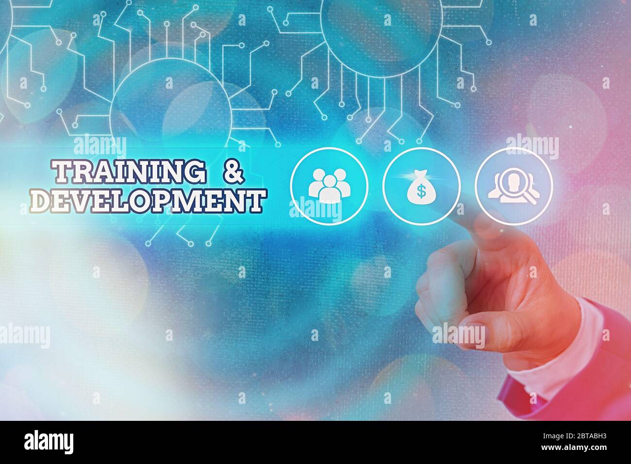 Writing note showing Training And Development. Business concept for ...
