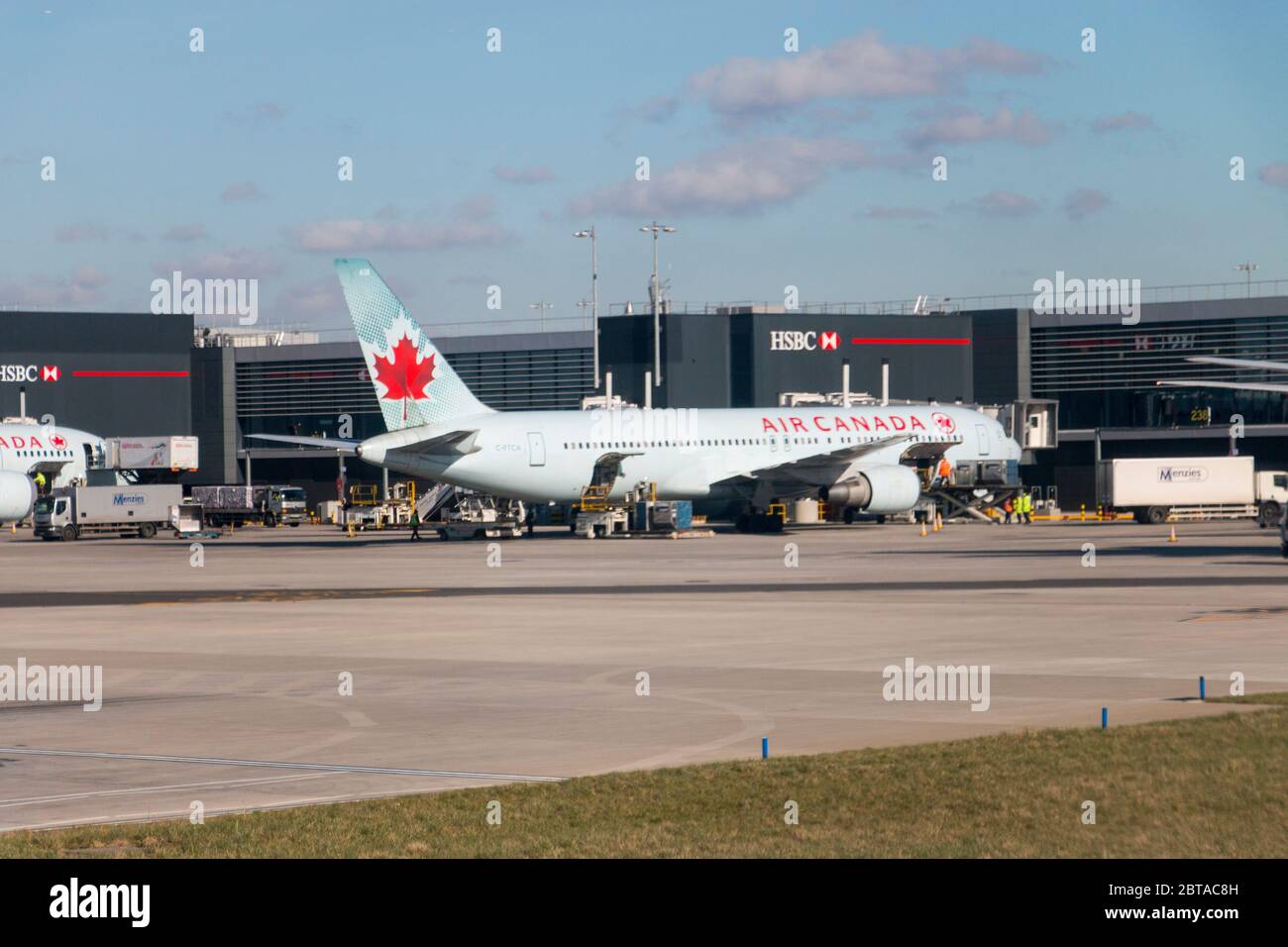 Jet plane on runway at Bristol Airport Stock Photo - Alamy