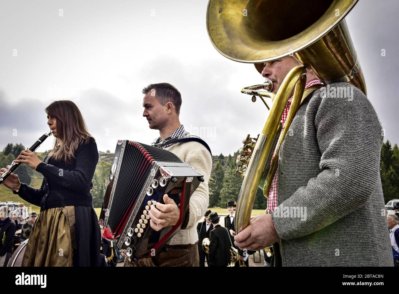 Italy - South Tyrol - Dolomites - Val Gardena -Alpe di Siusi ...