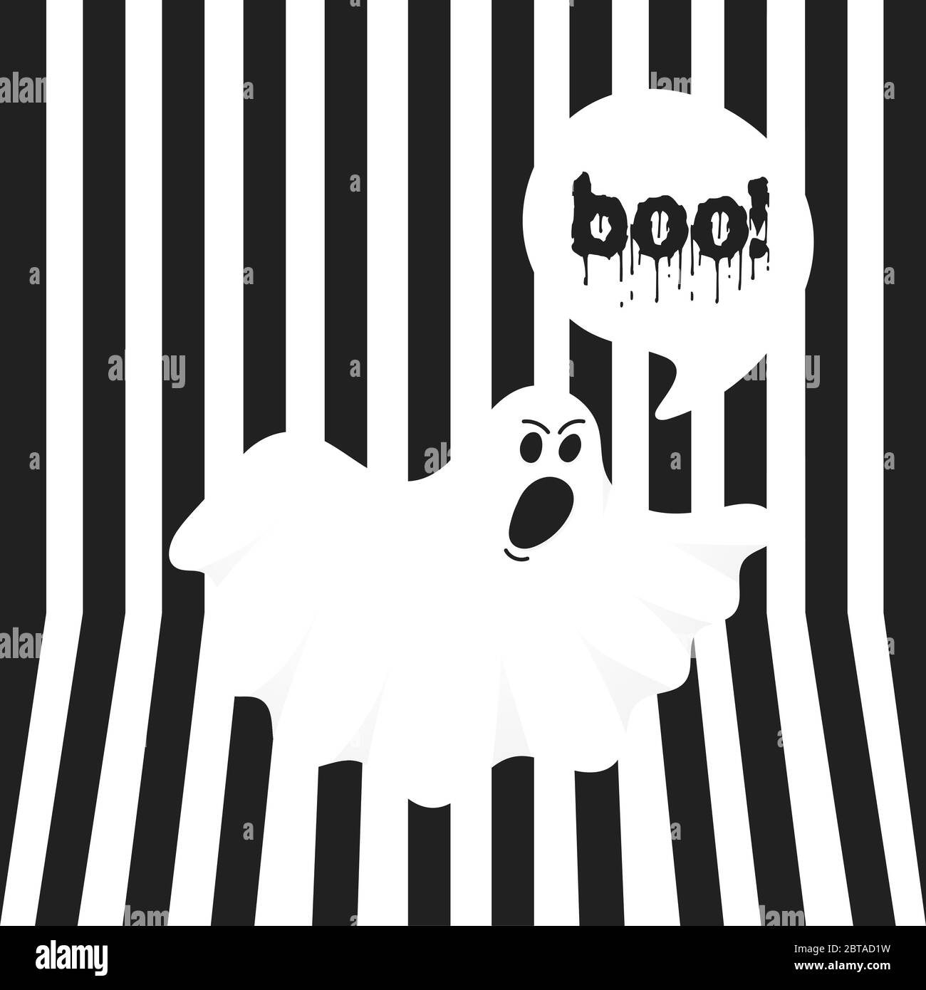 Boo ghost halloween message concept Stock Vector Image & Art - Alamy