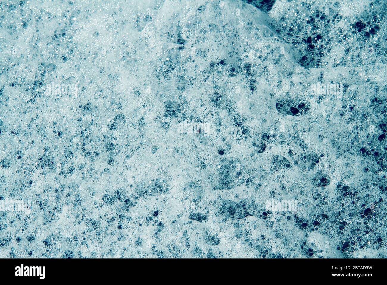 Lots of Blue Suds Stock Photo - Alamy